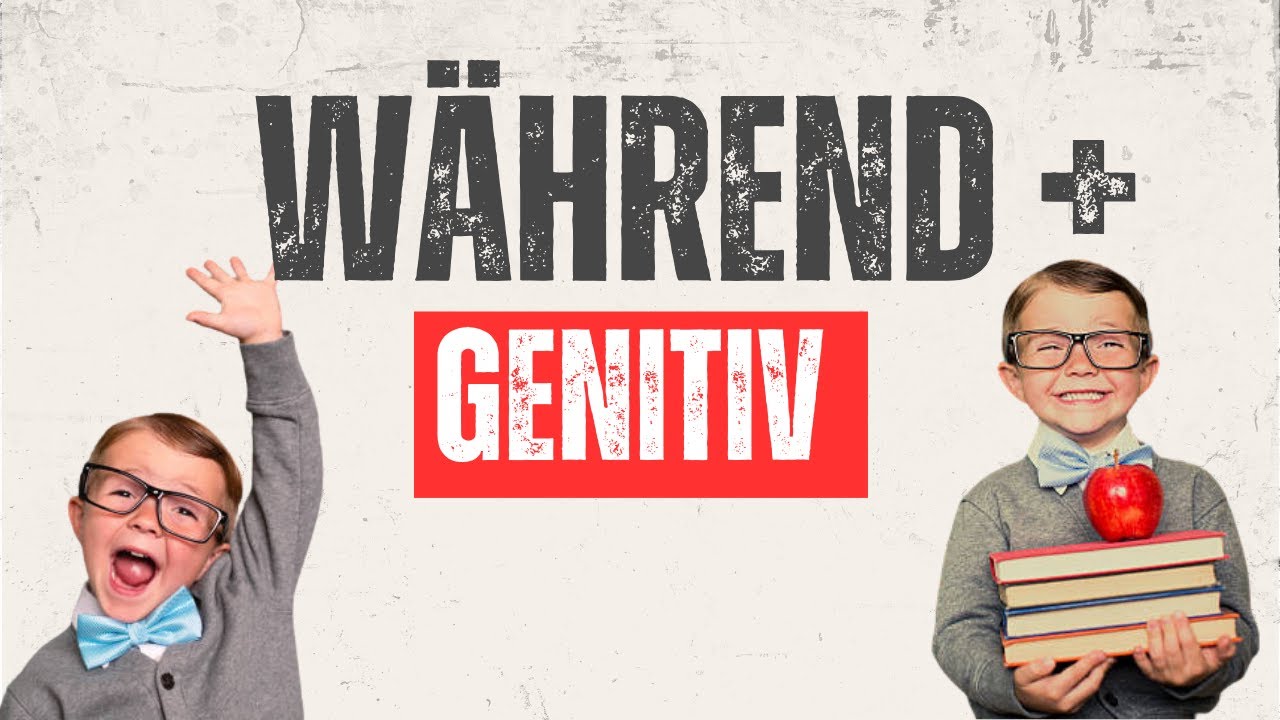 😲Genitiv-SONG 💡 💡 WÄHREND - Präposition Best way to learn Genitiv in ...