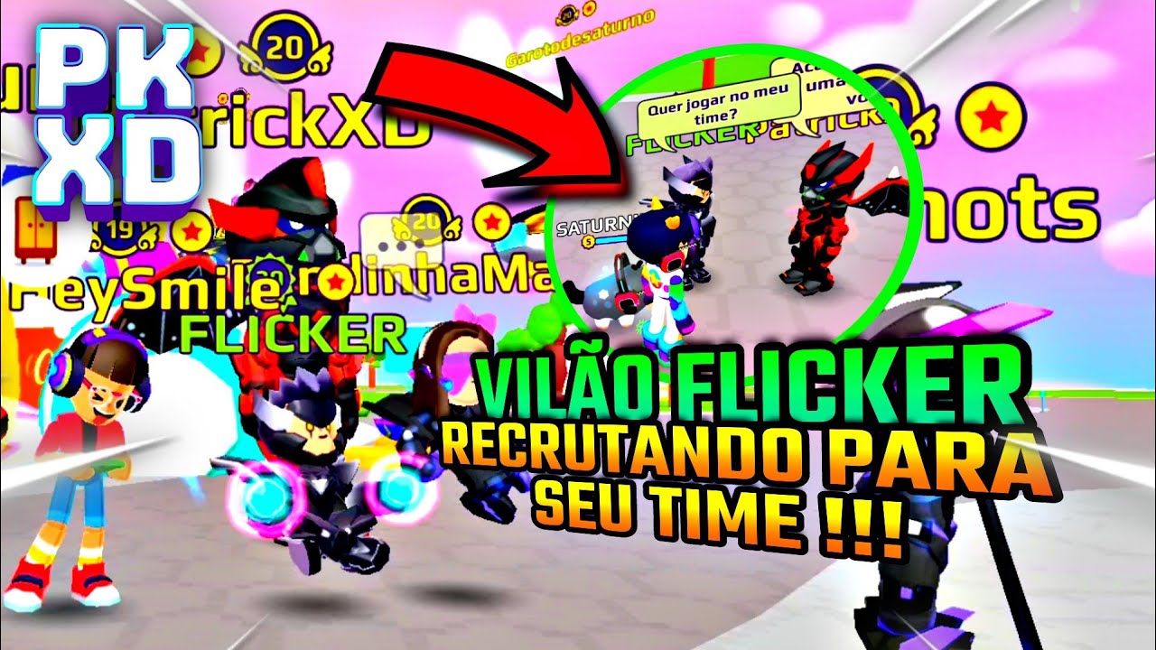 👾FLICKER: Atrás de JOGADORES para seu TEAM!!! 😱 - YouTube