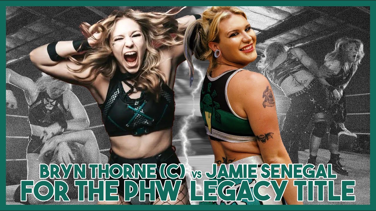 Bryn Thorne (c) vs Jamie Senegal for the PHW Legacy Title at #WrestleDrag VOL 3 - YouTube