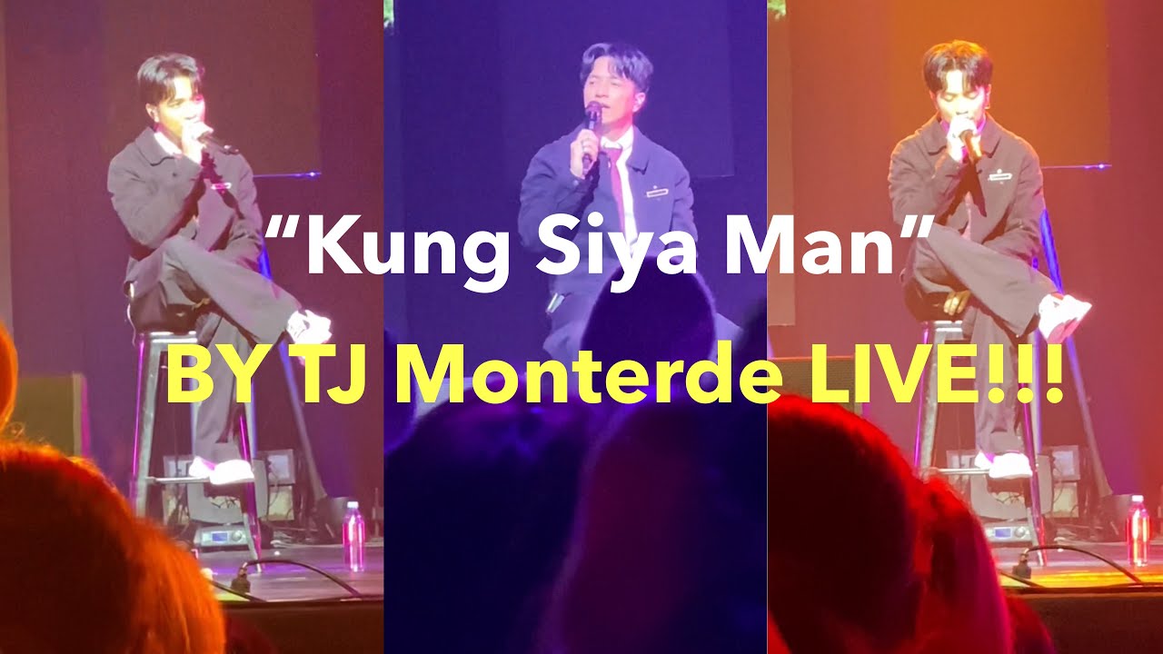 “Kung Siya Man” LIVE by TJ Monterde on Sariling Mundo Concert - YouTube