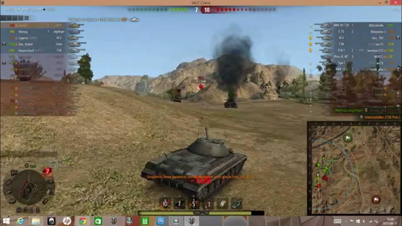 Bitwy z World Of Tanks - 8 - IS8 - YouTube
