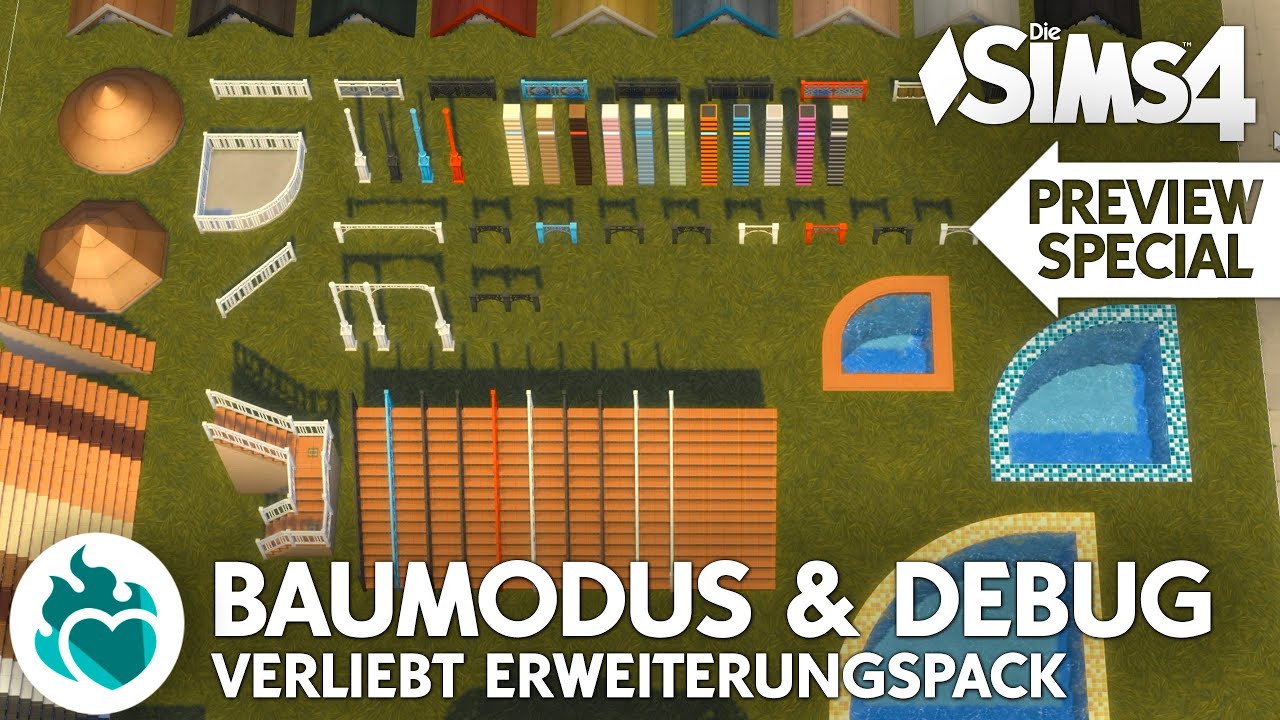 BAUMODUS + DEBUG ️🛠️ Alle Neuerungen im Die Sims 4 VERLIEBT ...