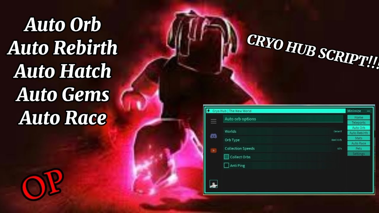 * CRYO* LEGEND OF SPEED SCRIPT OP!! (Auto Hatch new pets, Auto Orb ...