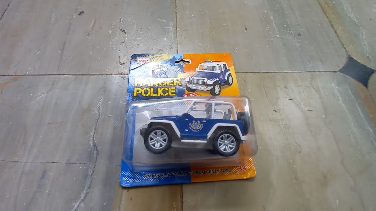 Unboxing centy toys ranger police jeep. - YouTube