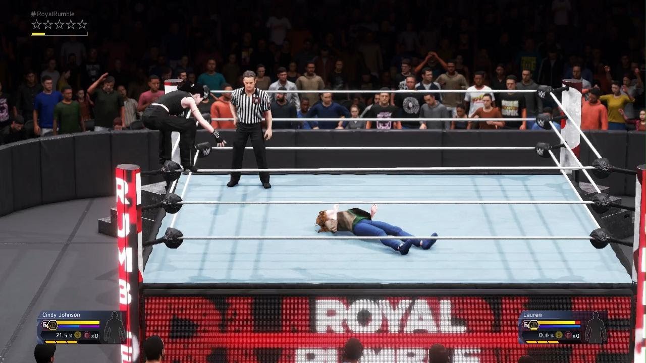 Def Jam Wrestling 2K20 - Cindy Johnson vs Lauren - YouTube