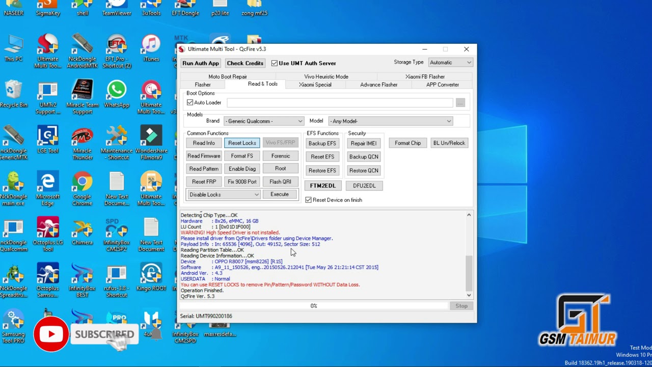 OPPO R1s (R8007) security code password remove done without data loss ...