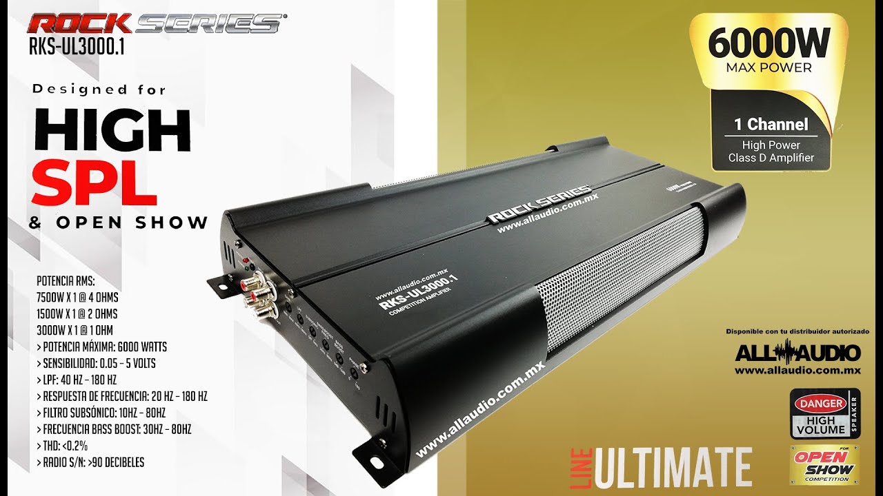 UnBoxing - ROCKSERIES RKS-UL3000.1 - YouTube