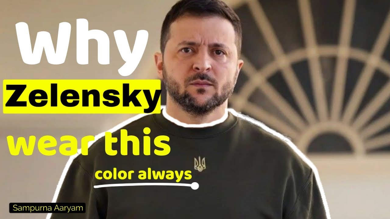 Why Zelensky Always Wear This T-shirt? - YouTube