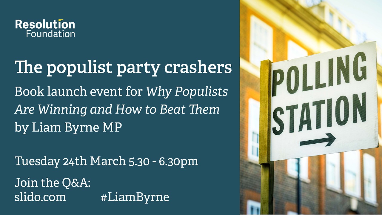 The populist party crashers: Book launch event for Why Populists Are ...