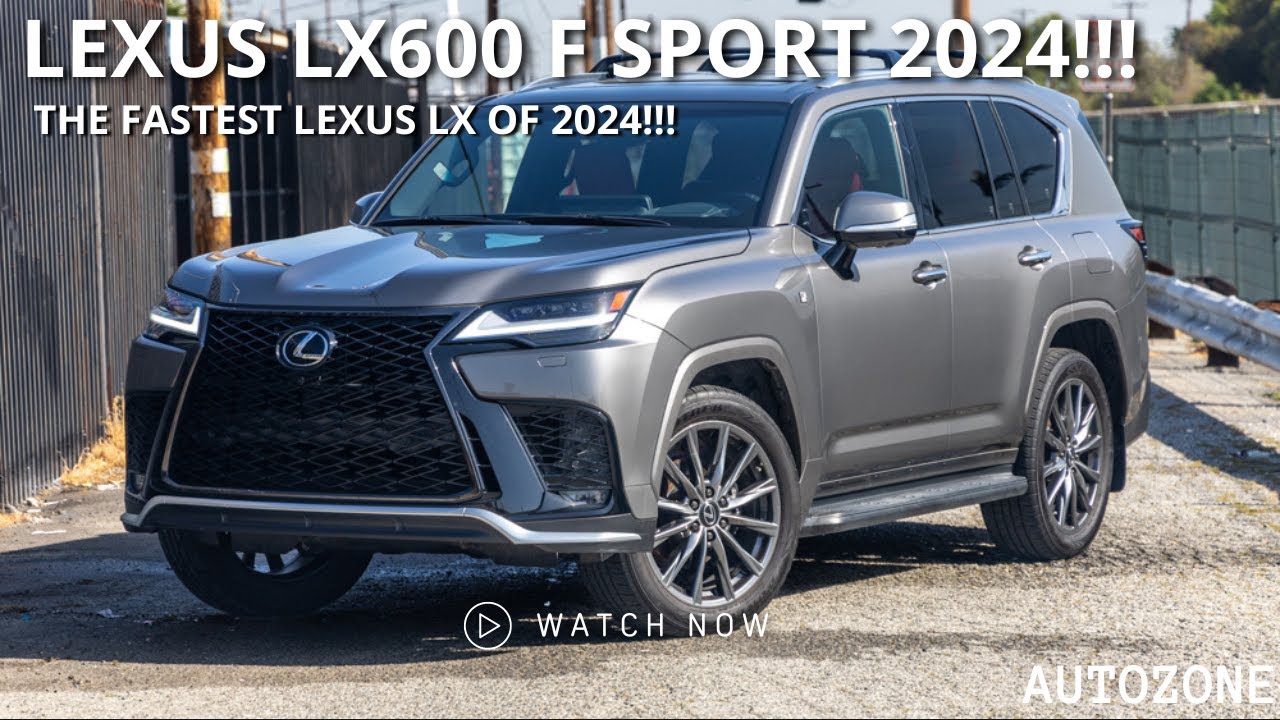 2024 LEXUS LX600 F SPORT!!!THE FASTEST LX OF 2024!!! - YouTube
