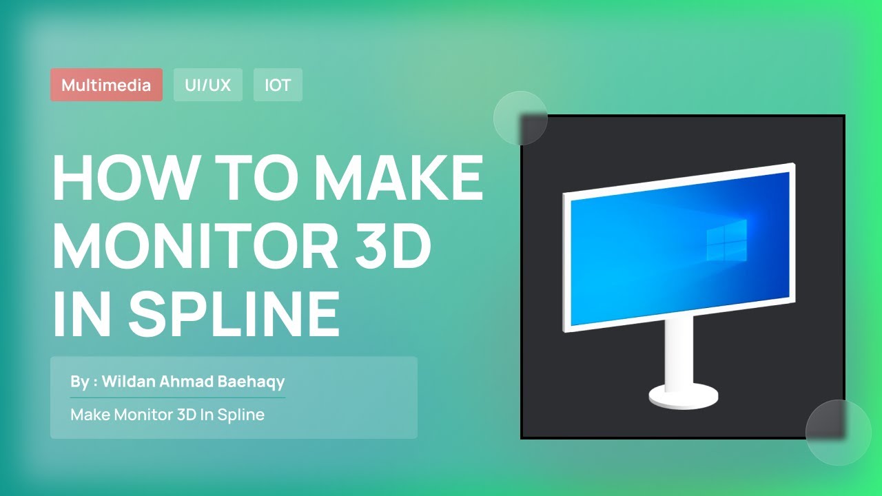 Video Tutorial How to make Monitor - YouTube