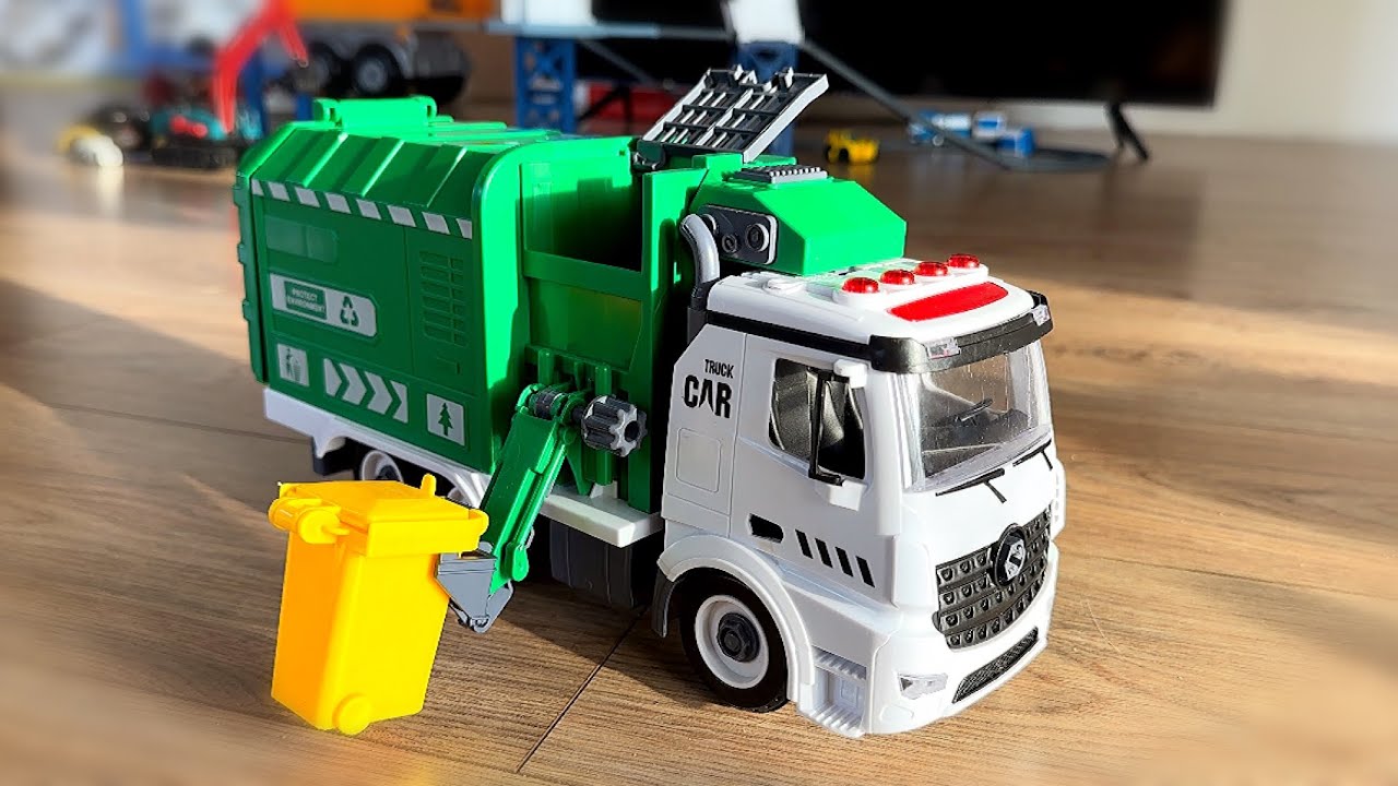 Assembling a garbage truck | Car constructor | Garbage trucks for kids ...
