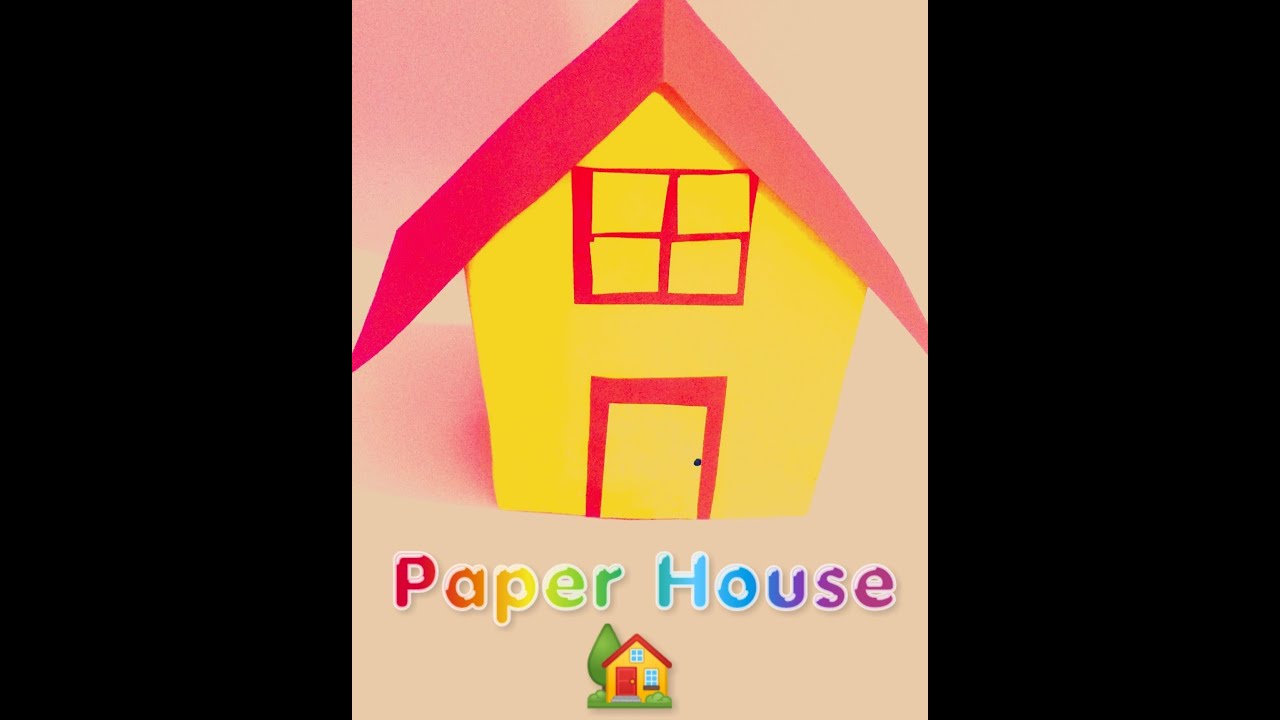 How to make Paper house/ Easy paper house/Art and craft By /Sitaish ...
