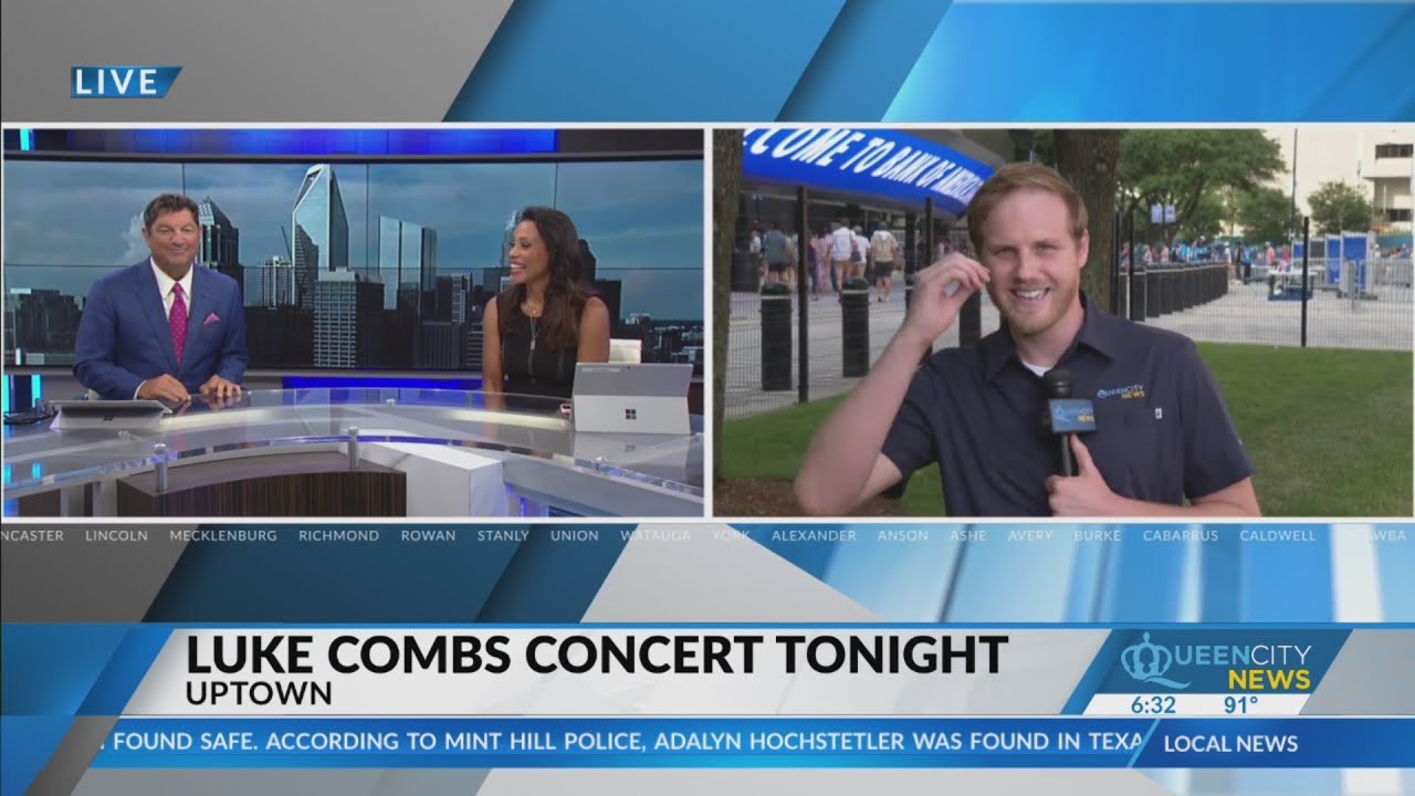 Fans flood gates for Luke Combs concert at Bank of America Stadium ...