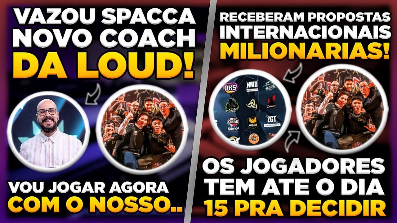 VAZOU SPACCA NOVO COACH DA LOUD! RECEBERAM PROPOSTAS INTERNACIONAIS ...