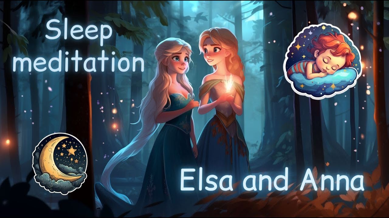 Guided meditation for kids: Elsa And Anna | Sleep Story - YouTube