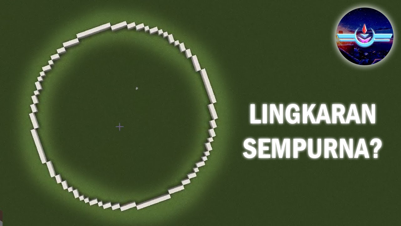 Cara Termudah Membuat Lingkaran Di Minecraft - YouTube