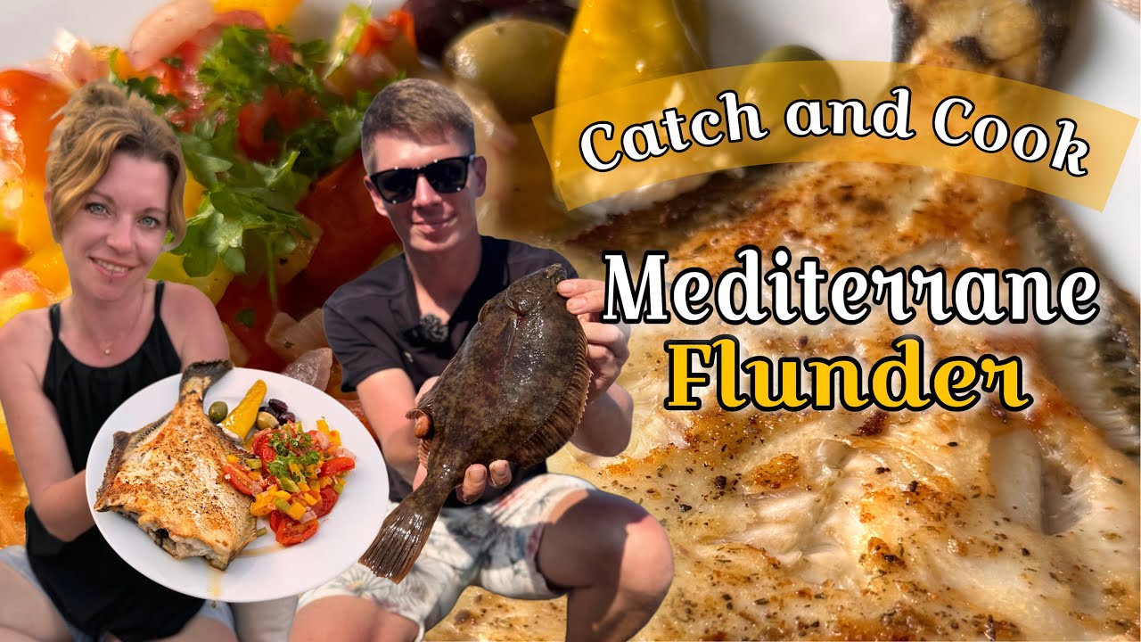 Catch and Cook - Mediterrane Ostsee Flunder 👌#catchandcook #flunder # ...