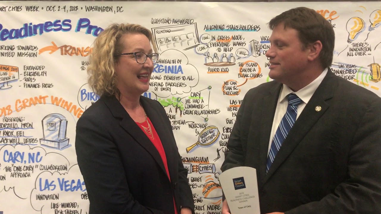 Emily Barrett and Terry Yates have joined us at Smart Cities Week ...