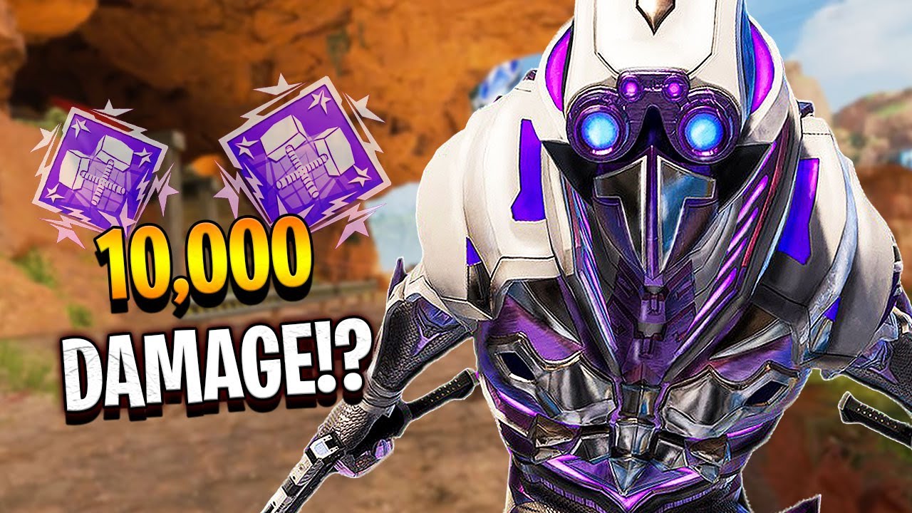 we dropped OVER 10,000 DAMAGE!?! - Apex Legends - YouTube