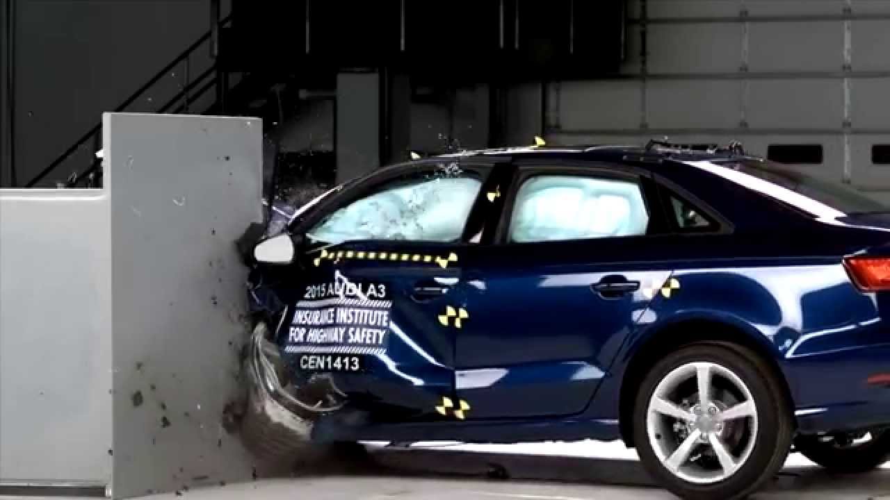 2015 Audi A3 Crash Test - YouTube
