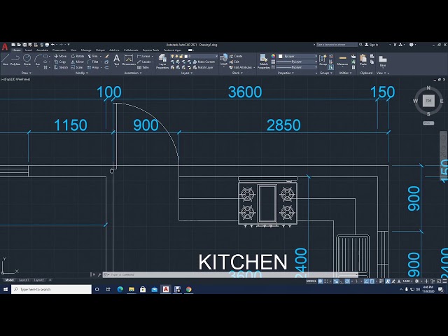 Commercial Foundation Plan Simple Layout