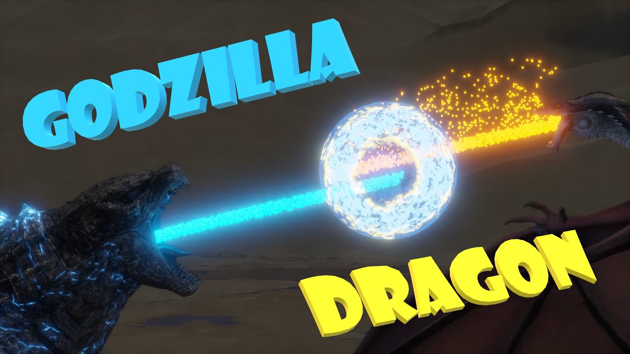 Godzilla vs Dragon: Ultimate Animated Fight Scene | Who Wins? - YouTube