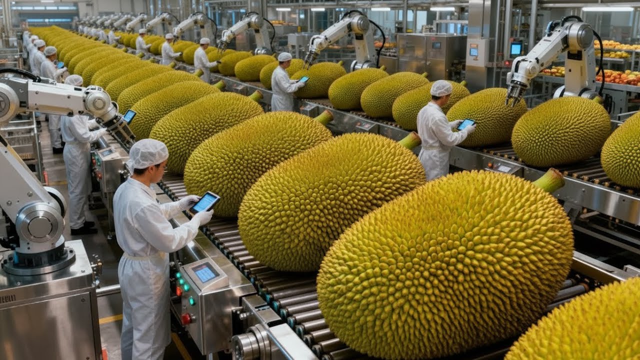 Inside a Jackfruit Processing Factory How Jackfruit Chips Are Mass ...