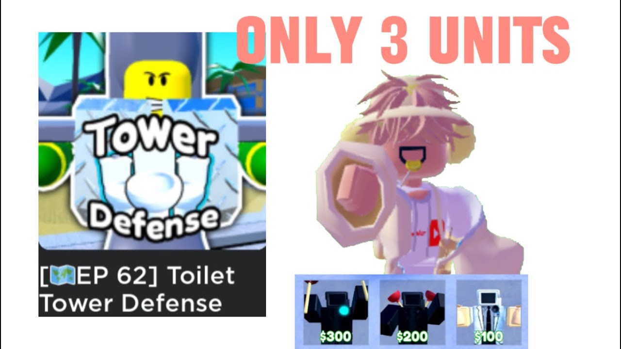 IS IT POSSIBLE TO BEAT HARD MODE IN TOILET TOWER DEFENCE WITH ONLY 3 ...