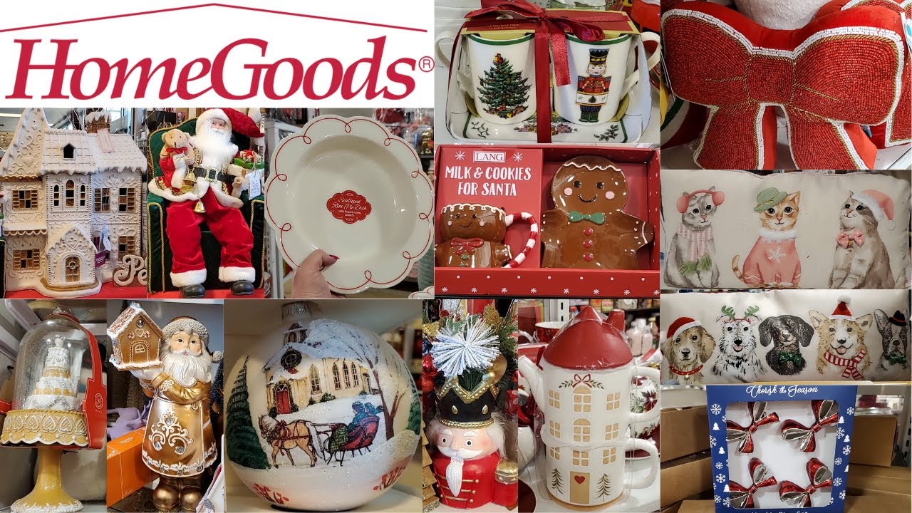 HomeGoods - Christmas 2024 Lovely Finds In Decor, Dishware & Housewares ...