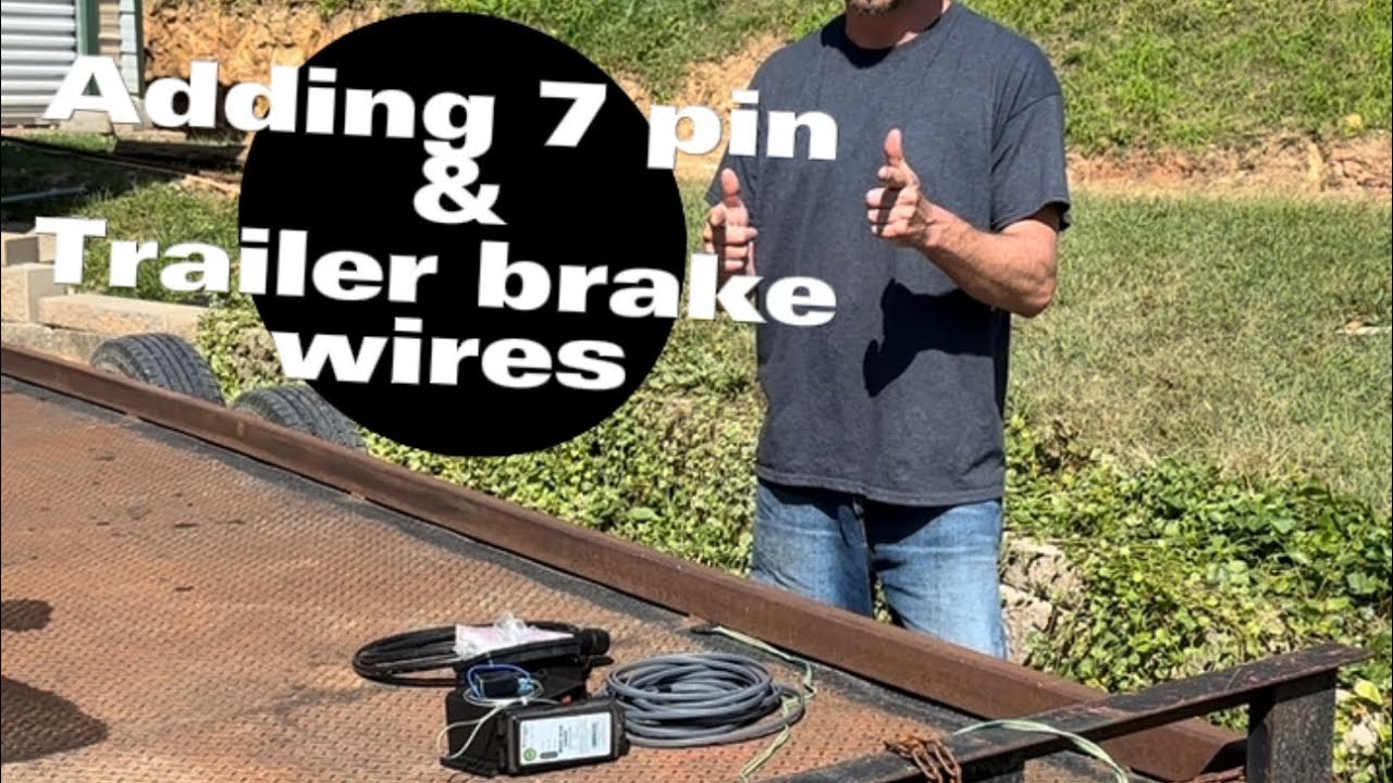 Trailer 7 pin junction box and connecting wires to new trailer brakes ...