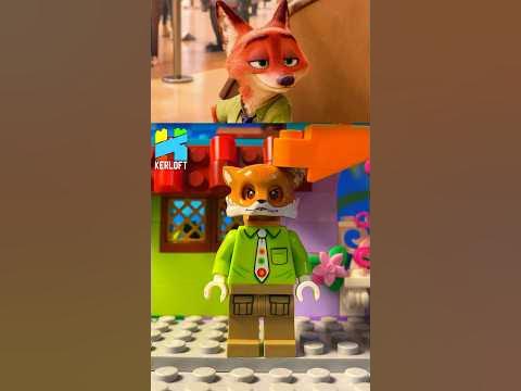 How to make Nick Wilde in LEGO! (Zootopia) - YouTube