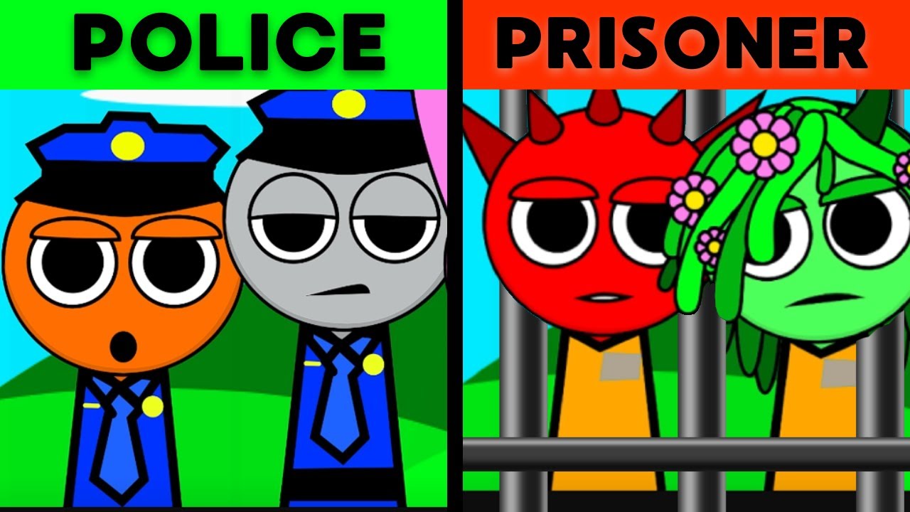 Sprunki Police VS Prisoner Edition | Who Gonna Win? New MOD & All ...