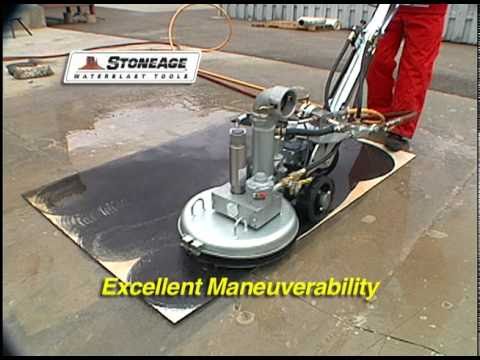 StoneAge® Deck Blaster™ Demo - YouTube