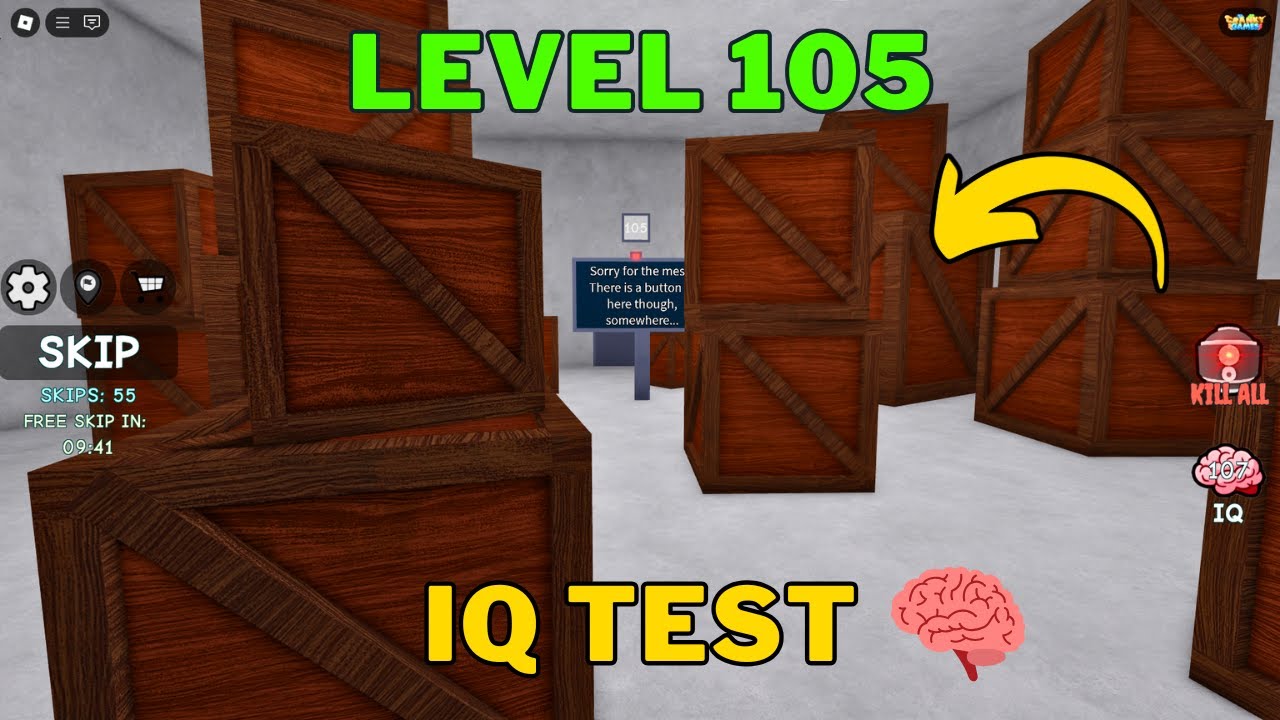 How To Solve Roblox IQ Test Level 105 | IQ Test 🧠 Guide - YouTube