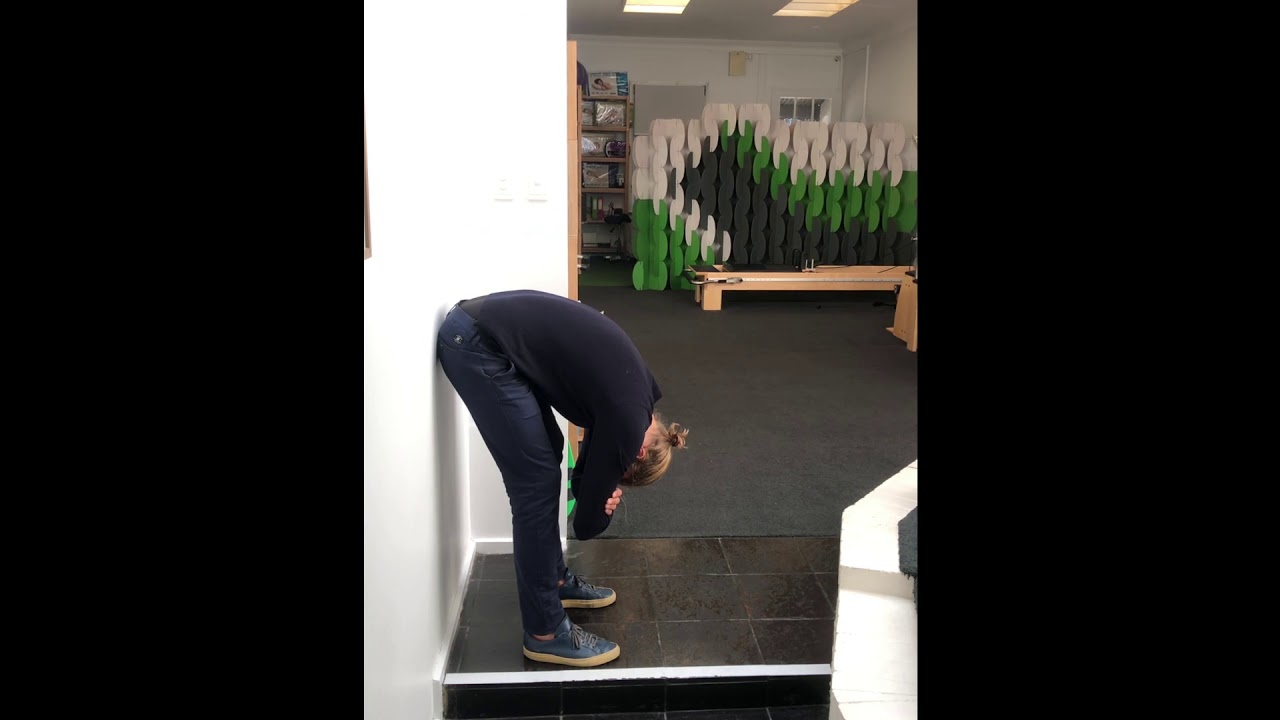 How To: Wall Hang Stretch - YouTube