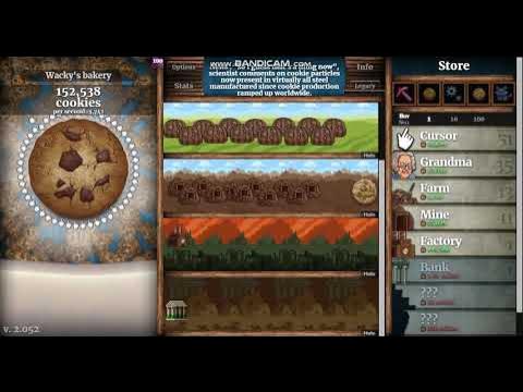 Cookie clicker gameplay - YouTube