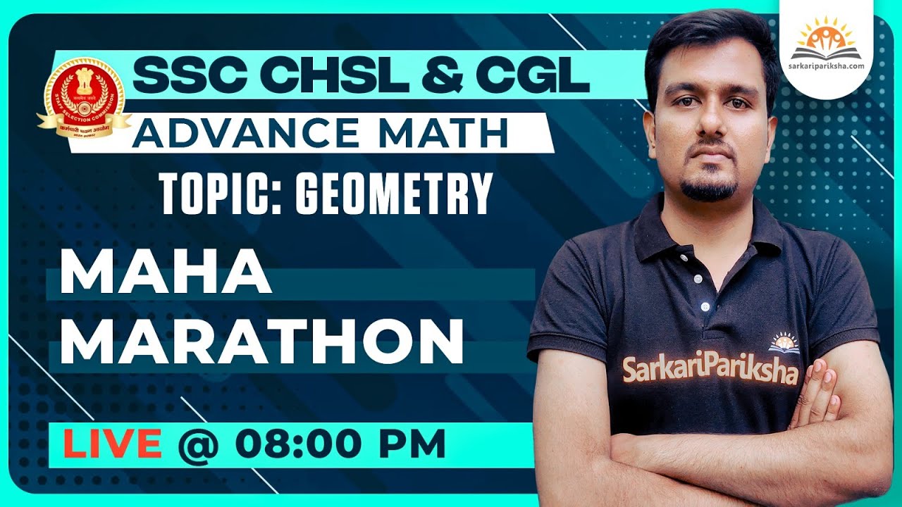 Advance Maths Marathon for SSC CHSL and CGL | Geometry Marathon Class ...