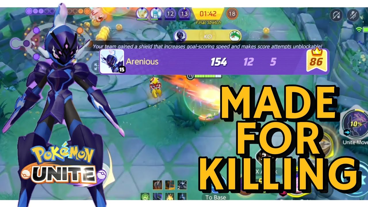 Ceruledge Made for Killing || Pokemon Unite Gameplay || #pokemonunite # ...