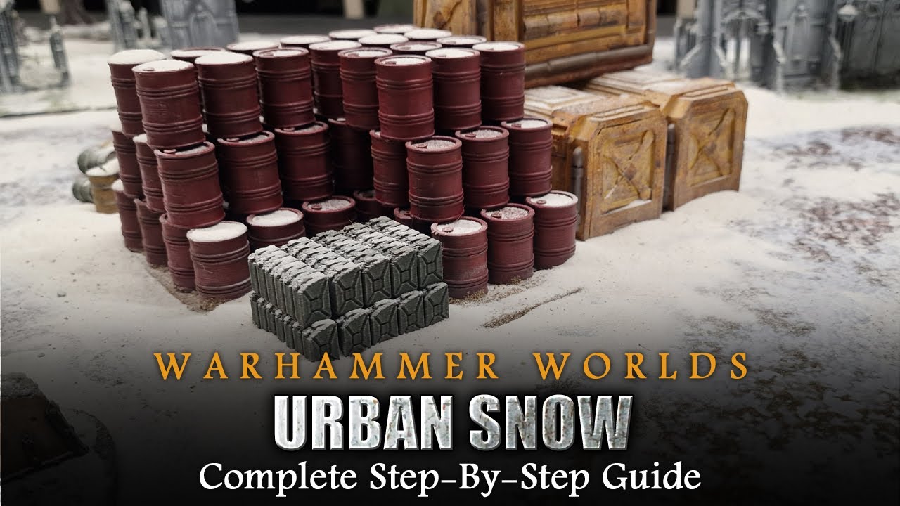 Warhammer Worlds 'URBAN SNOW' | 40K Battlefield Creation Warhammer 40K ...