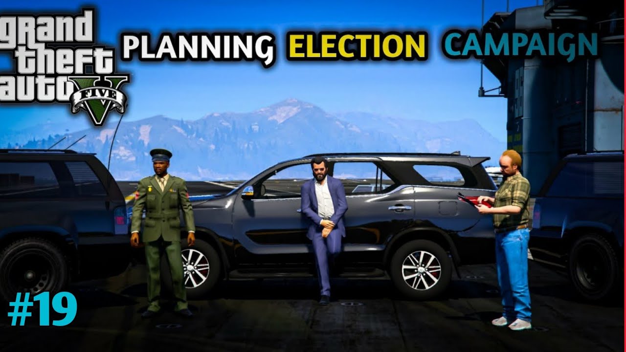 Michael and lester planning election campaign || gta 5 gameplay 🔥 - YouTube