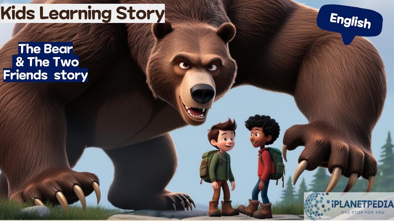 The Bear & The Two Friends Story | Learning Story | Bed Time Story in ...