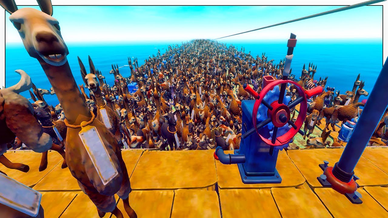 I Attempted To Recreate Noah's Ark By Putting 7,000 Animals on a Raft ...