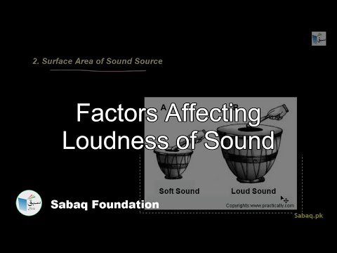 Factors Affecting Loudness of Sound, General Science | Sabaq.pk - YouTube