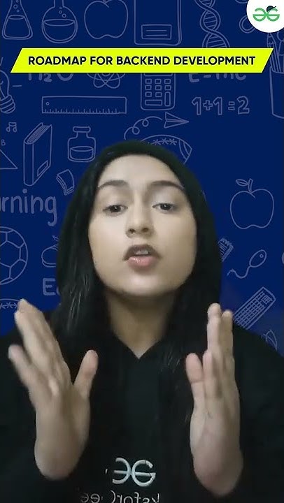 Roadmap for backend development | GeeksforGeeks School #Shorts - YouTube