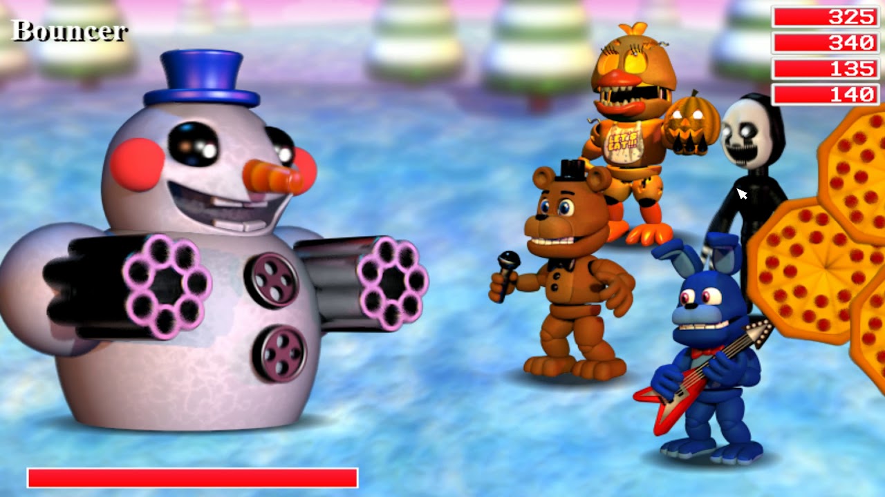 FNAF World Gameplay (Auto Chipper + Bouncer Boss Fight #2) - YouTube