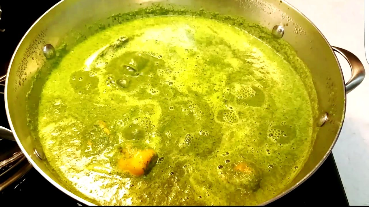 Liberian Cassava Leaves Soup - Stew - YouTube