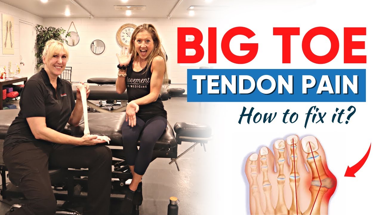 Why You Have Big Toe Tendon Pain and how to fix it (EXPERT TIPS!) - YouTube