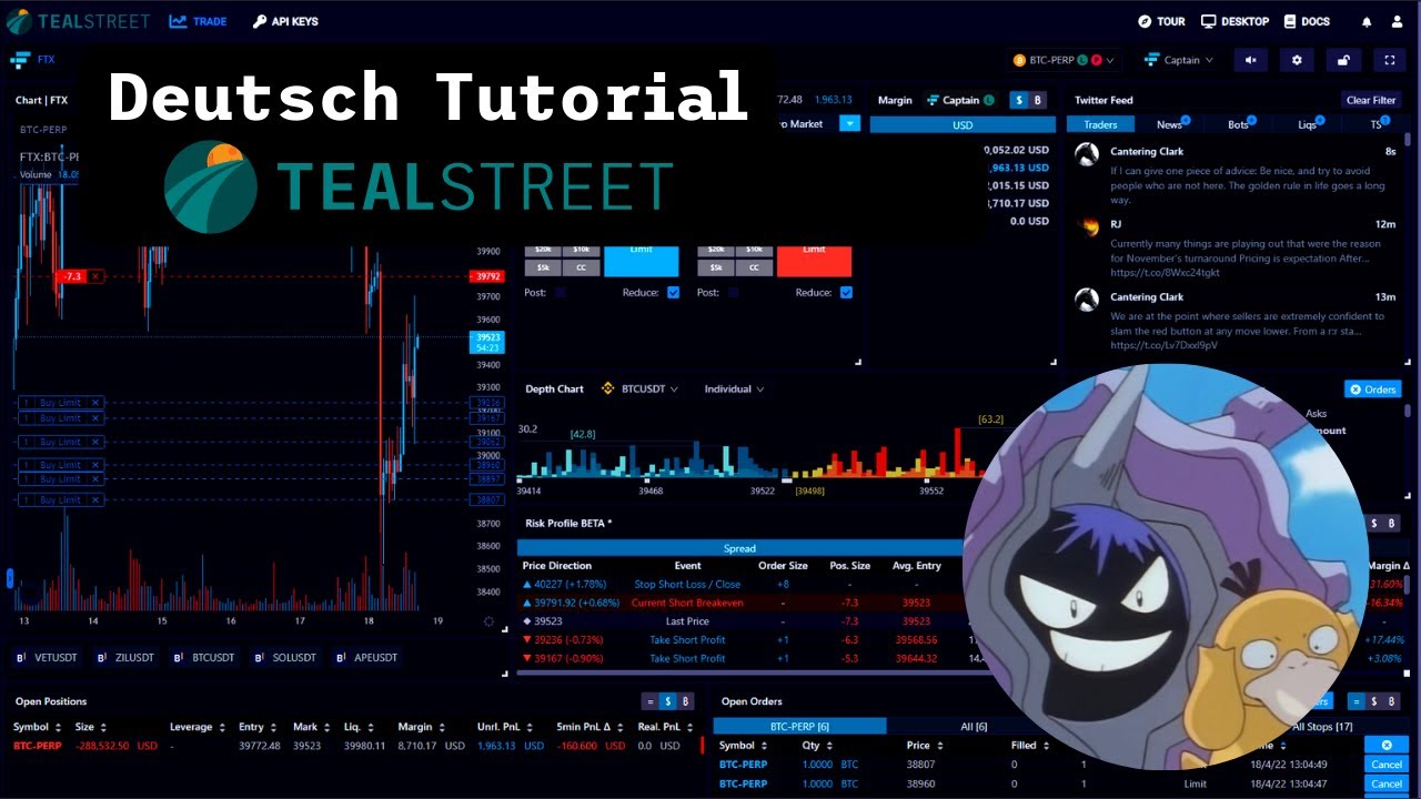 Tealstreet Tutorial - Deutsch - YouTube