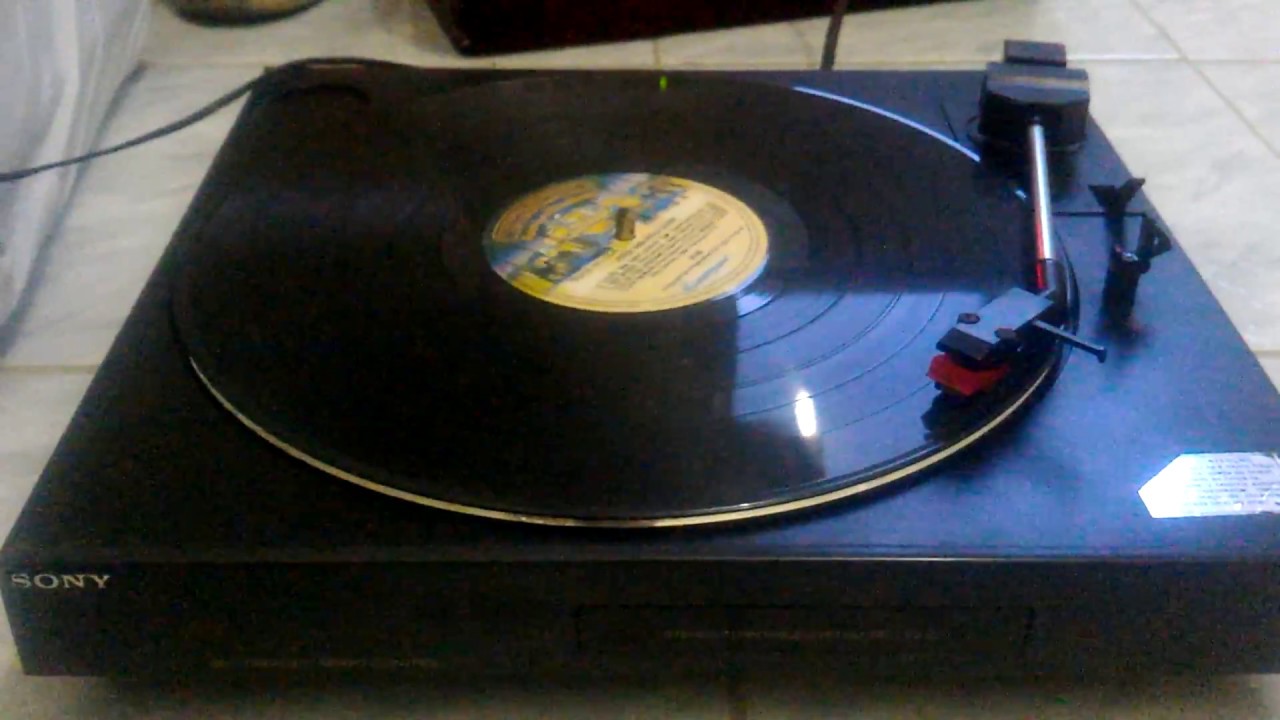 Testando toca discos/pick-up SONY PS-LX21C - YouTube